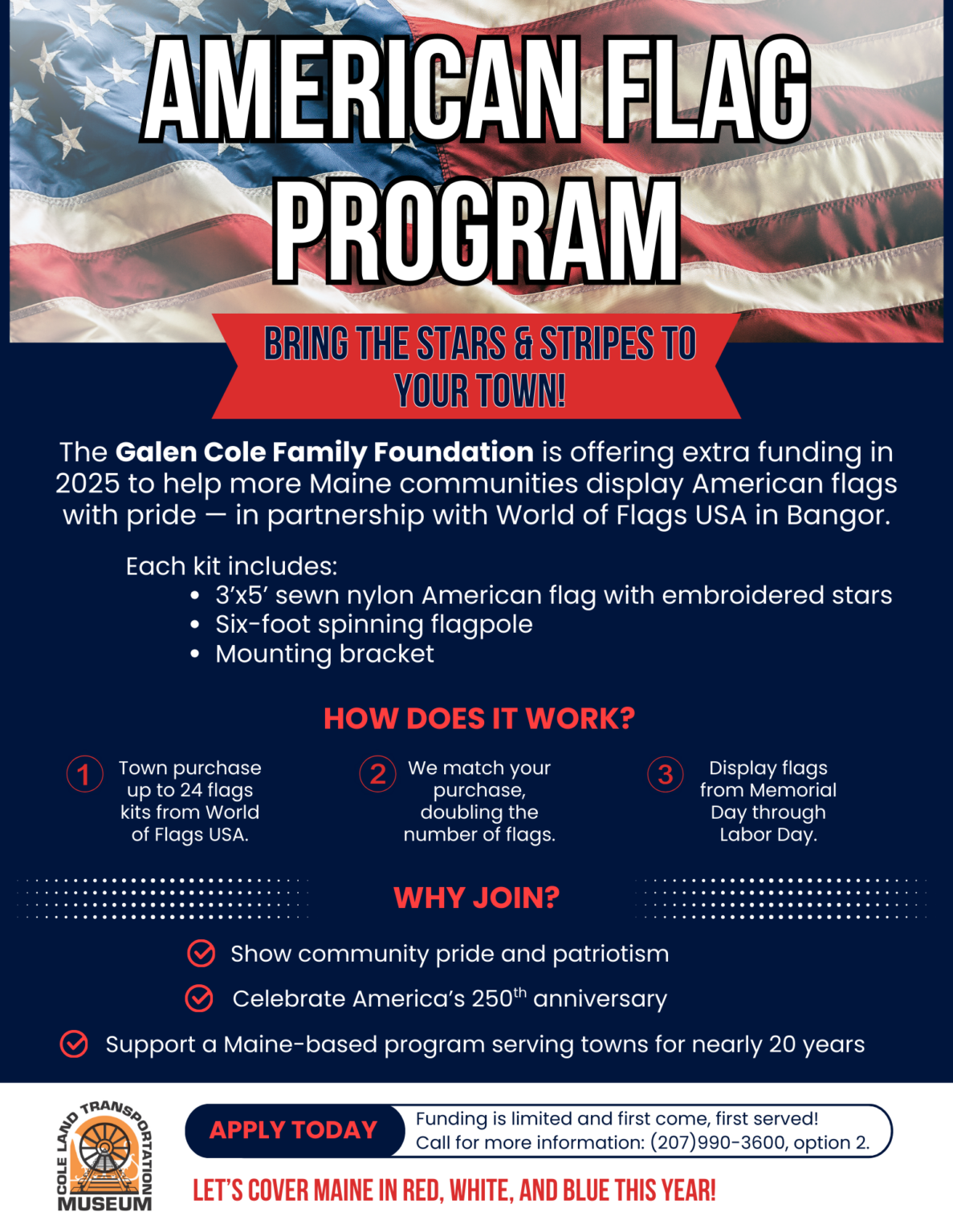 American Flag Program - Cole Museum